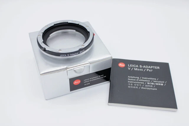 LEICA S-ADAPTER M645 (Ref Leica 16025) EUR 280,00 - PicClick FR