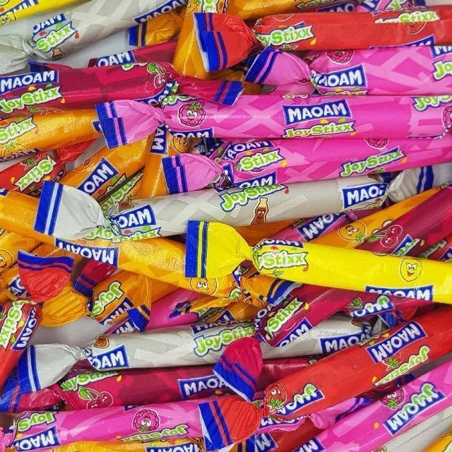 HARIBO MAOAM JOYSTIXX Cola Fruit Chews Retro Chewy Sweets Party Bulk ...