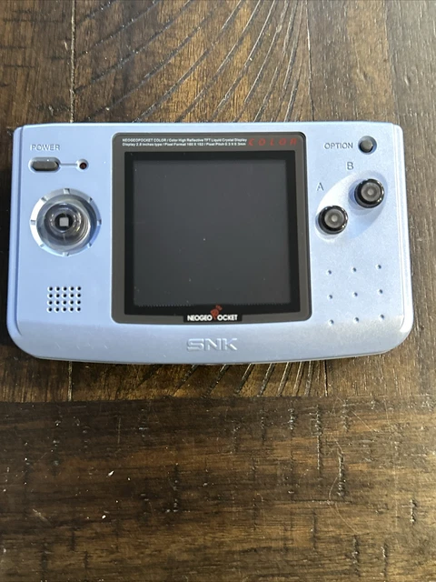 NEO GEO POCKET Color Platinum Blue *IPS BACKLIT MOD!!!* Amazing Display ...