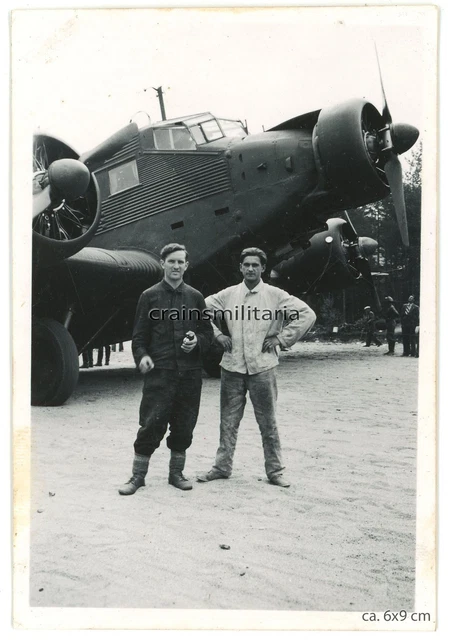 ORIG. FOTO JUNKERS Ju 52 Flugzeug an Flugplatz VOSS Bomoen Norwegen ...