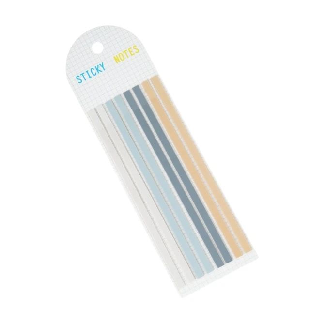 TRANSLUCENT STICKY NOTES Long Page Flags Tabs Strip Index Tabs School ...