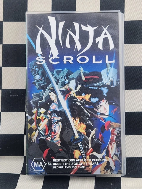 NINJA SCROLL ANIME Manga 1995 Vhs Video Free Post Australia Wide $34.95 ...