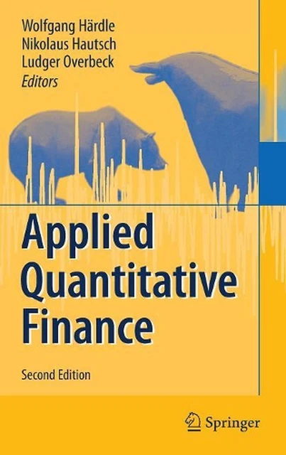 LIVRE RIGIDE SUR la finance quantitative appliquée par Nikolaus Hautsch ...
