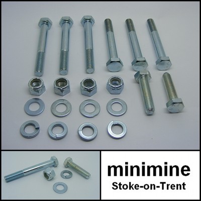 CLASSIC MINI LATE Rear Subframe Bolt Kit 1976> austin rover morris 998 ...
