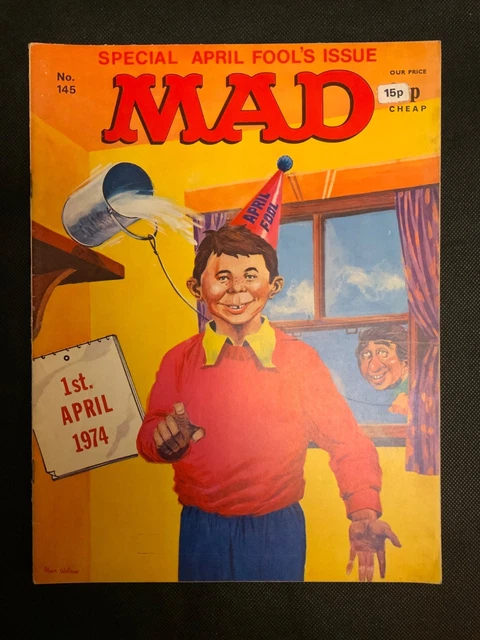 MAD MAGAZINE UK #145. Special April Fools Issue £10.00 - PicClick UK