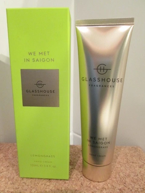 GLASSHOUSE WE MET in Saigon, Lemongrass hand cream 100ml, seal, made ...