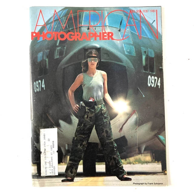 AMERICAN PHOTOGRAPHER MAGAZINE February 1981 Model Marie Helene ...