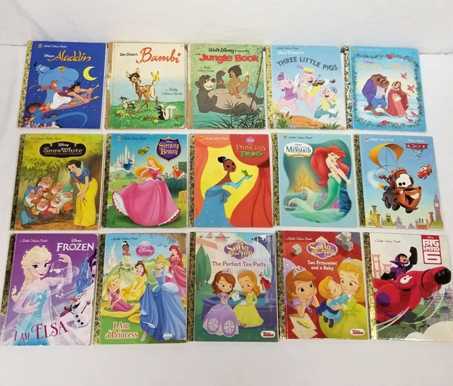 DISNEY LITTLE GOLDEN Books Lot Of 15 Classic Movie Stories Classroom ...