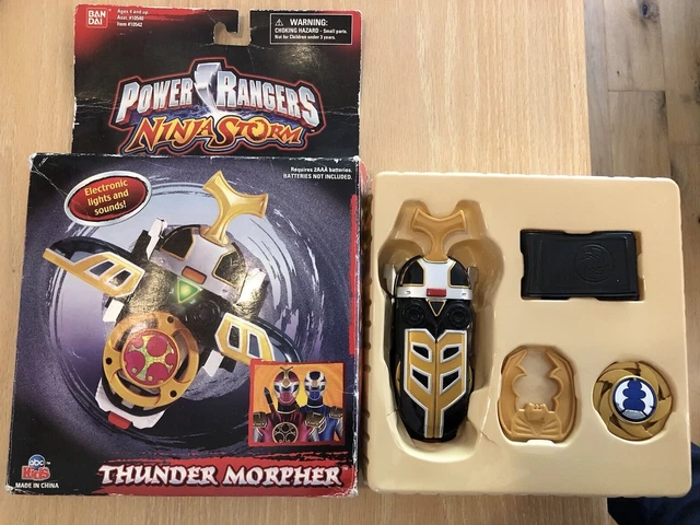 POWER RANGERS NINJA Storm Thunder Morpher Complete Boxed Tested Working ...
