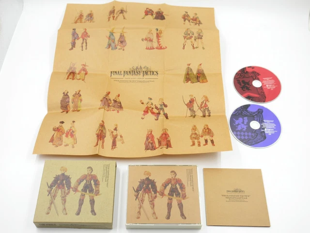 FINAL FANTASY TACTICS Bande Originale Squaresoft Square Enix Musique CD ...