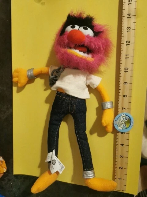 DISNEY THE MUPPETS Animal Muppets Plush Soft Toy With Tag And Chain By ...