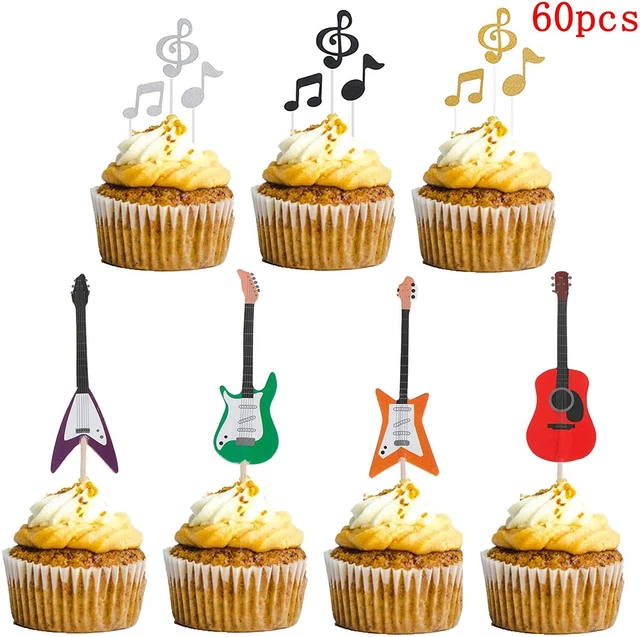 60 PCS MUSIC Notes Cupcake Toppers 主SKU:YCS-FBA-005 £2.78 - PicClick UK