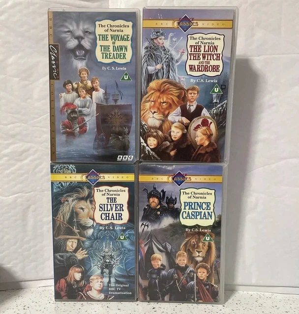 THE CHRONICLES OF Narnia Bundle Of VHS Films. By C. S. Lewis BBC ...