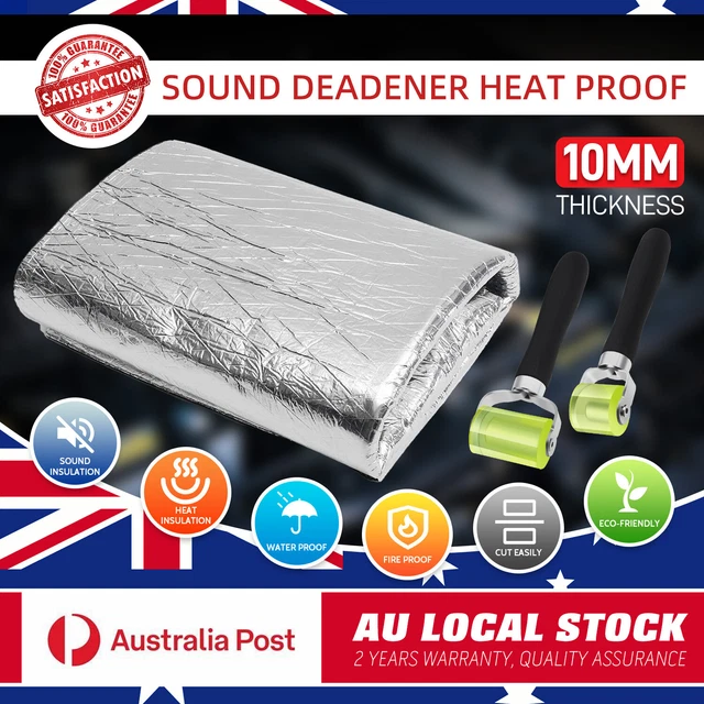 200X100CM SELF-ADHESIVE SOUND Deadener Heat Proof Insulation Noise ...