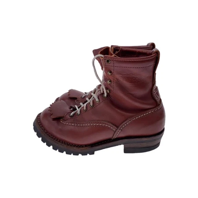WESCO LACE-UP BOOTS Leather Brown US 8.5 Heel 4cm Height 20.5cm £507.73 ...