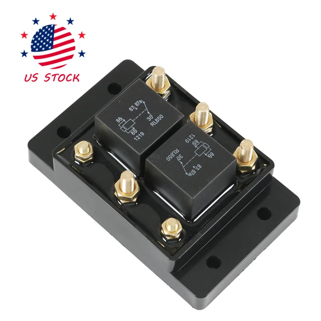 FOR TARP & Winch Motor Snow Plow Lift Forward Reverse Relay Module Six ...