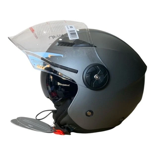 CASQUE MOTO JFM 251 JET DOPPIA VISIERA LUNGA Divers Couleurs TAILLE XS ...