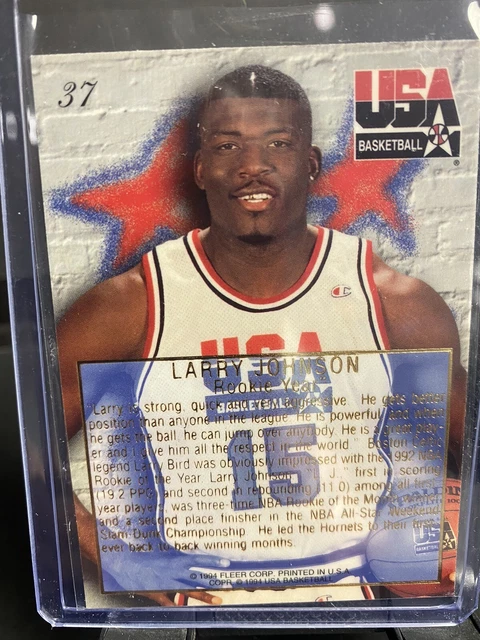 CARTE BASKETBALL LARRY Johnson 1994 Fleer Flair Team Usa #37 EUR 1,33 ...