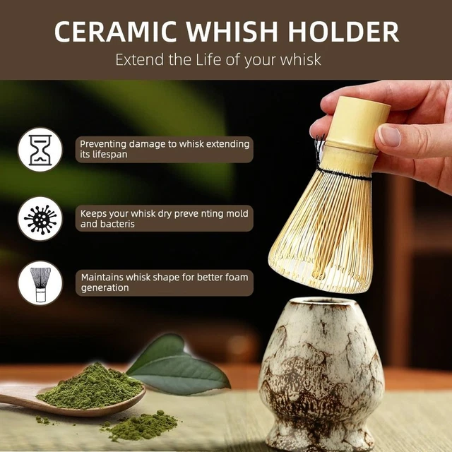 6PCS MATCHA WHISK Holder Matcha Whisk Set Matcha Making Kit Tea Lovers ...