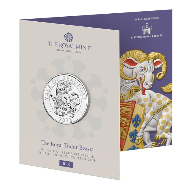 THE YALE OF Beaufort 2022 (Royal Tudor Beasts) Royal Mint Uncirculated ... THE YALE OF Beaufort 2022 (Royal Tudor Beasts) Royal Mint Uncirculated ...