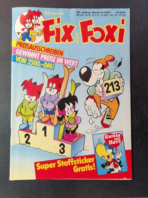 FIX UND FOXI - Heft # 4 - 35. Jahrgang - 1987 - Rolf Kauka Verlag - 48 Seiten EUR 1,00 - PicClick DE