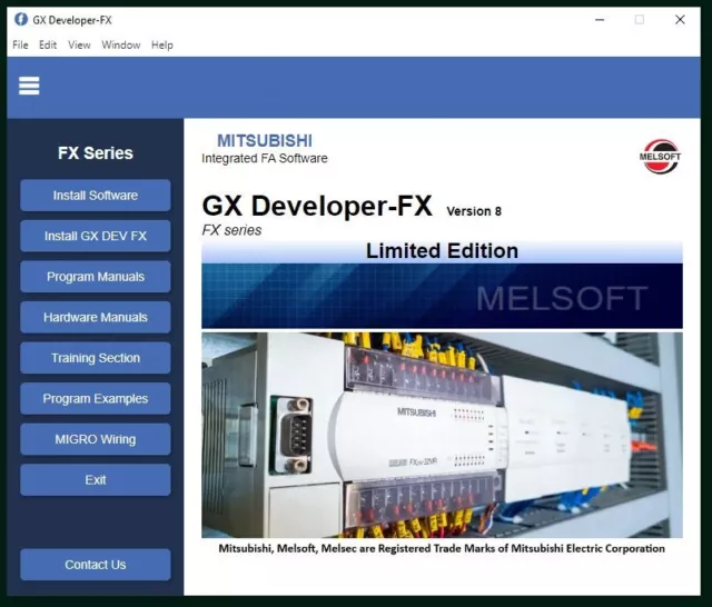 GX DEV DEVELOPER PLC Programming Software Professional Industrial ...