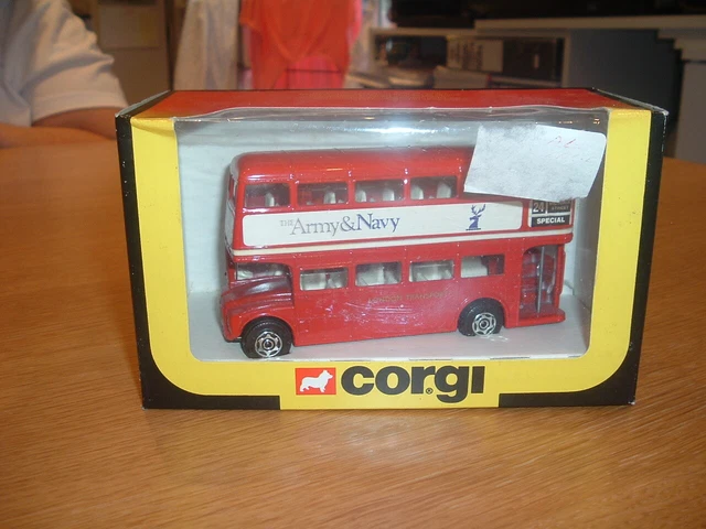 CORGI 469 RED Routemaster Army And Navy £7.55 - PicClick UK