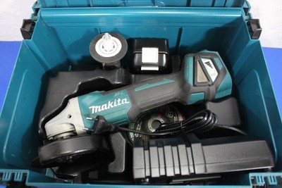 MAKITA DGA511 CORDLESS Angle Grinder 18V with Battery, 125mm Discs in ...
