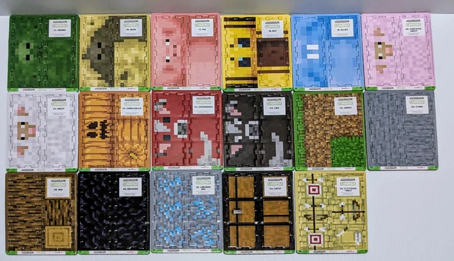 17 X WOOLWORTHS Minecraft Cubeez Collectors Cubes 2025 | Woolies - Free ...