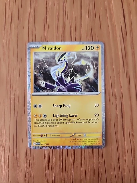 MIRAIDON - NEW 2025 McDonalds Happy Meal Pokémon Dragon Discovery Card ...