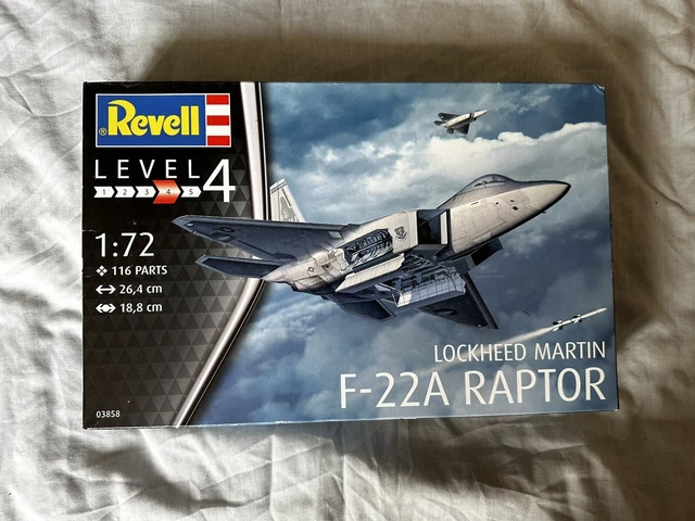 REVELL 03858 1:72 Lockheed-Martin F-22A Raptor £25.00 - PicClick UK