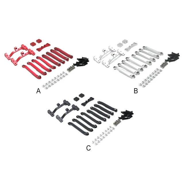 STEERING LINK ROD Set For D90 Aluminum Alloy OFF-Road Wheelbase 13pcs ...