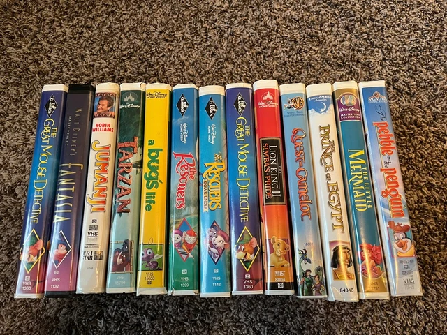 90S ANIMATED VHS Lot, Disney, Dreamworks, Pixar, Very Nice Condition ...