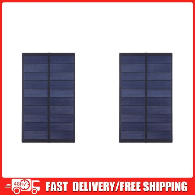1.5W 5V PORTABLE Solar Panel Mini Solar Epoxy Cell Charger DIY Electric ...