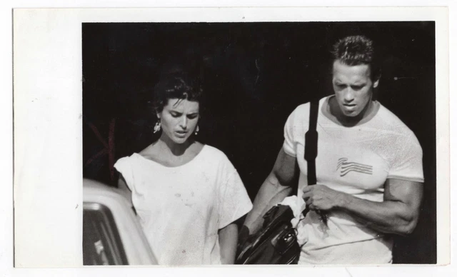 MARIA SHRIVER + Arnold Schwarzenegger MISTER OLYMPIA ANNI '80 FOTO ...