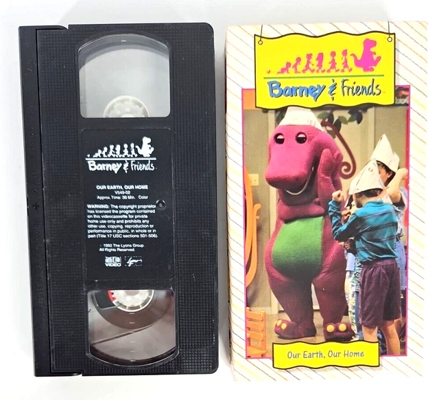 BARNEY & FRIENDS Our Earth Our Home VHS Tape 1992 Time Life £18.41 ...