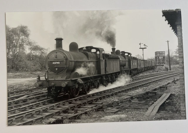 LMS RAILWAY LOCOMOTIVE Photograph - 43745 Whitacre - E319 £3.20 ...
