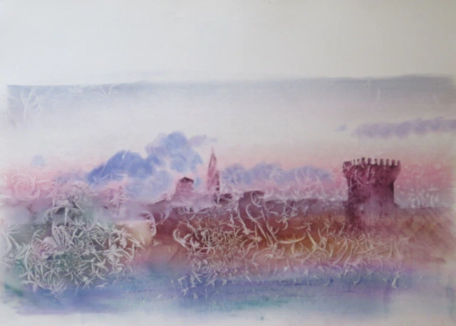 TABLEAU MODERNE PAYSAGE Italien Emilia Romagna Vintage Original P33.8 EUR 88,77 - PicClick FR