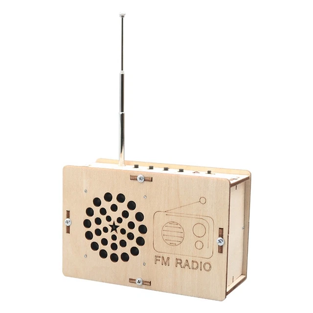 1X(DIY FM RADIO Model Wood Science Project Steam Model for Children ...