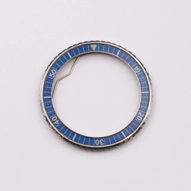 VINTAGE SKIN DIVER Watch Bezel Spare 1000M Bakelite Blue 40,9mm-31,75mm ...