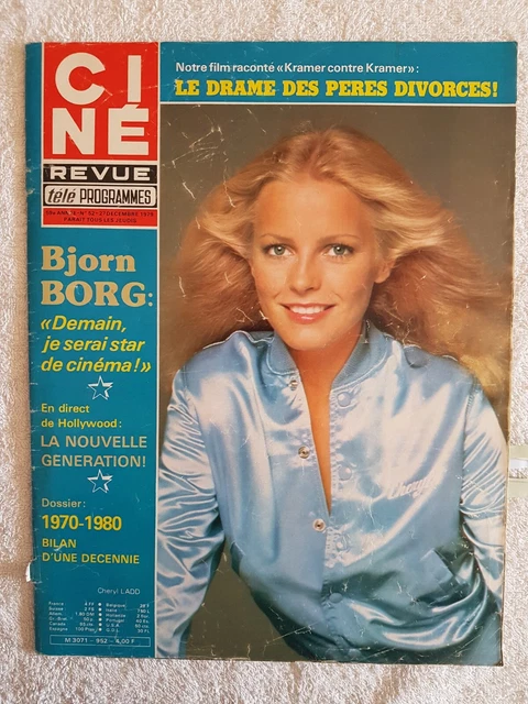 CINE REVUE N°52 1979 Cheryl Ladd Bjorn Borg Belmondo Rod Taylor Devos S.maclaine EUR 4,00 ...