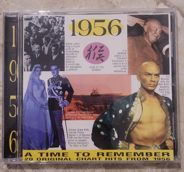 VARIOUS ARTISTS - 1956 A Year To Remember - 20 Chart Hits (CD) *VGC ...