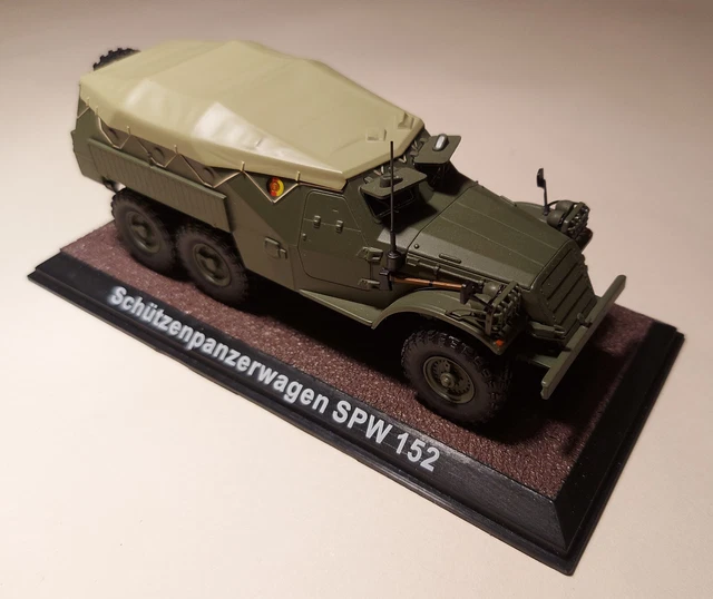 ATLAS 1:43 NVA Modellauto DDR in OVP Schützenpanzerwagen SPW 152 EUR 50 ...