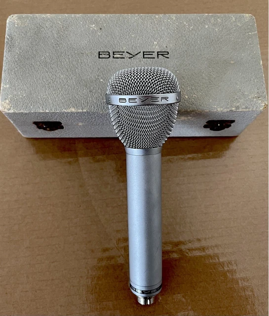 RARE MICROPHONE VINTAGE Beyer M66 Micro Dans Sa Boîte D’origine ...