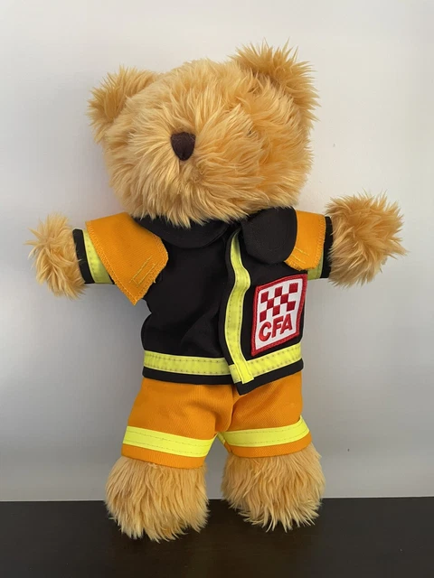 CFA COUNTRY FIRE Authority Soft Teddy Bear Ajax Toys $20.00 - PicClick AU