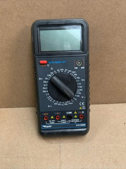 RAPID 318 DMM Digital LCD Multimeter MK3 USM16 £34.99 - PicClick UK