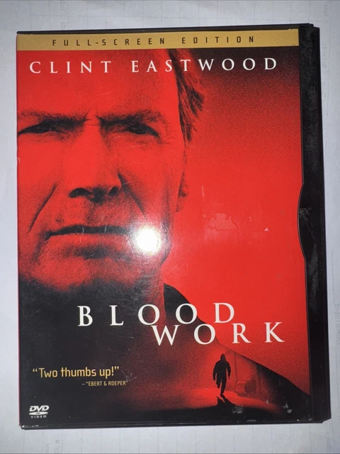 BLOOD WORK (DVD, 2002) Clint Eastwood Fullscreen Edition $1.50 - PicClick