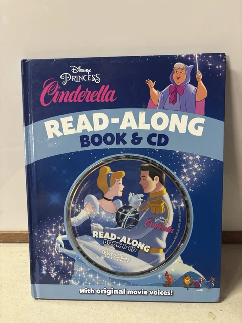 DISNEY PRINCESS CINDERELLA Read-Along Book & CD $9.00 - PicClick AU