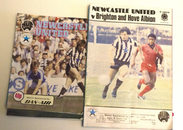 JOB LOT NEWCASTLE United Programmes 1984-2003 plus sundry other club ...