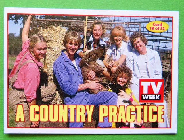 1995 AUSTRALIAN TV WEEK Magazine "Classic Collection" Card: A COUNTRY ...